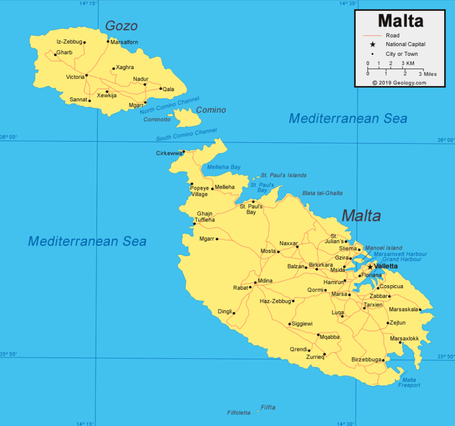 Malta ở đâu? Giới thiệu về đất nước Malta